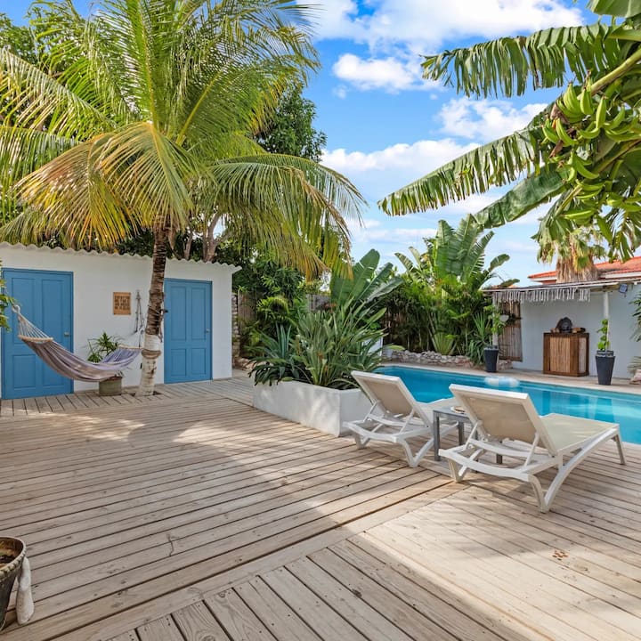 Luxe Villa Met Tropische Tuin - Villacuraoase - Curaçao