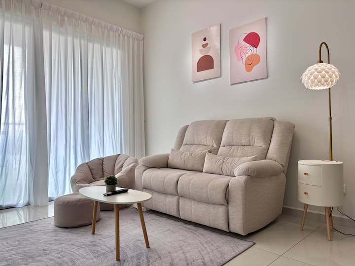Dangabay Cozyseaview 2bed 3-4pax｜netflix｜acessmall - Johor Bahru