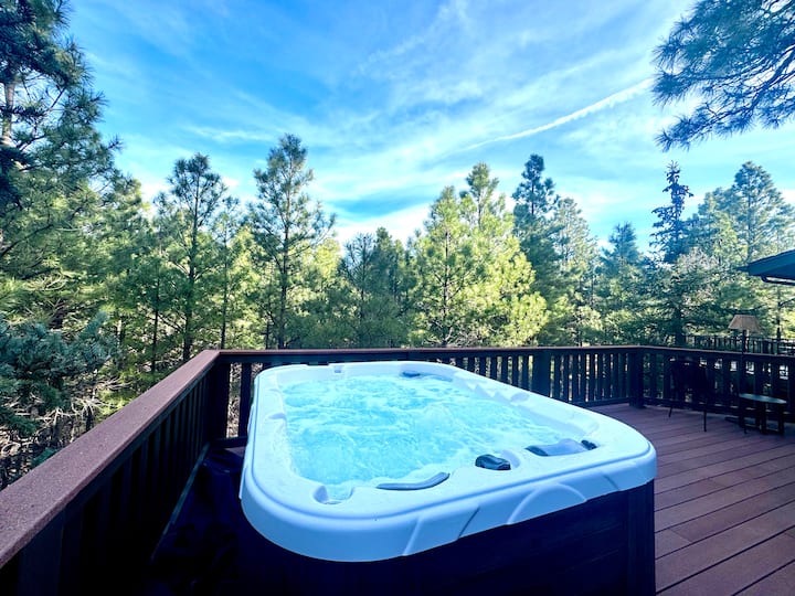 New Luxury Country Club Cabin Forest Wdeck Hot Tub - Flagstaff, AZ