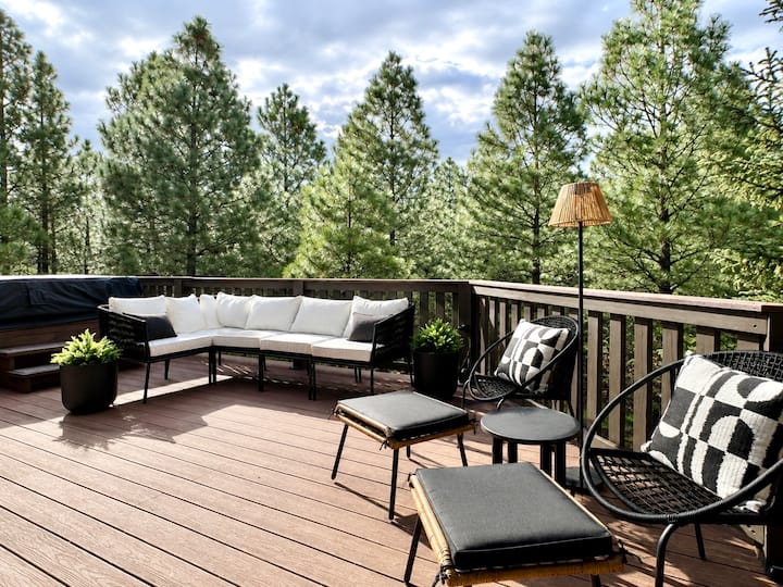 Chalet De Luxe Boisé à Flagstaff - Jacuzzi, Golf, Climatisation - Flagstaff