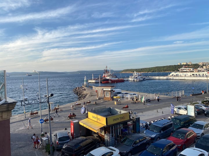ÇAnakkale Kordonda Boğaz Manzaralı Daire - Eceabat