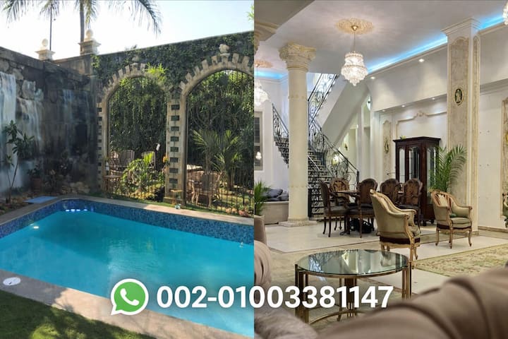 5 Bedrooms Luxury Villa Sheik Zayed Compound - カイロ