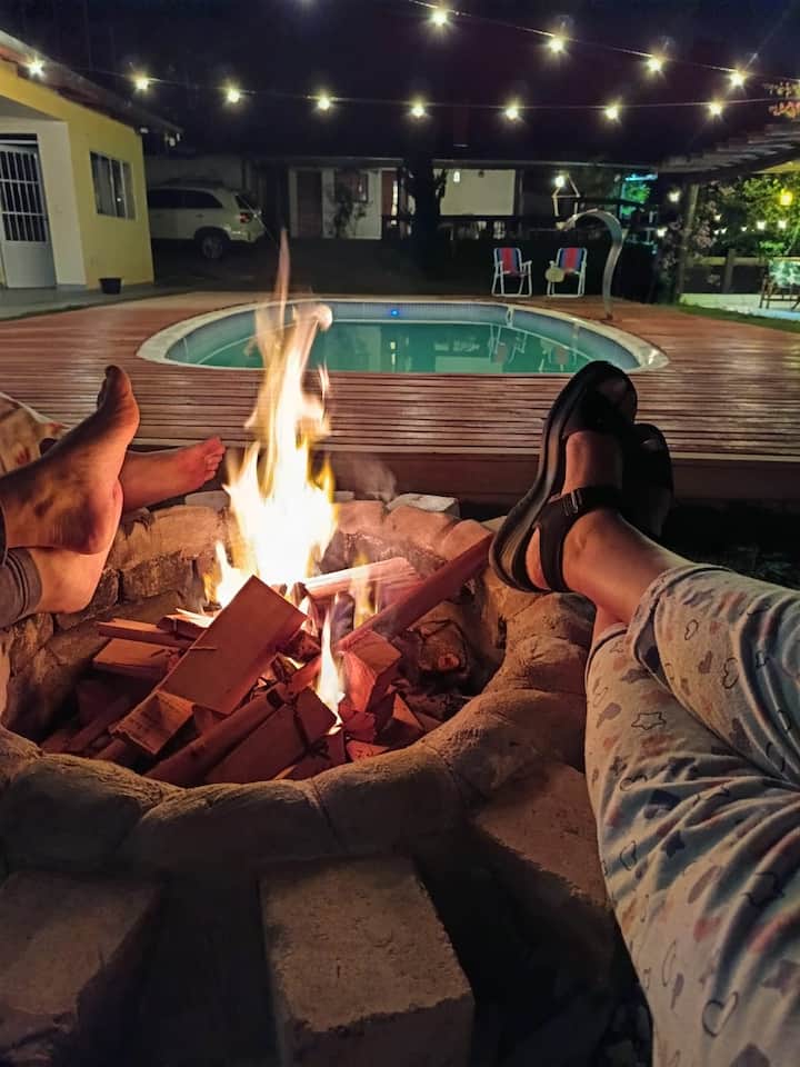 Chácara Casa De Campo Inverno Com Lareira Em  Sp - Suzano