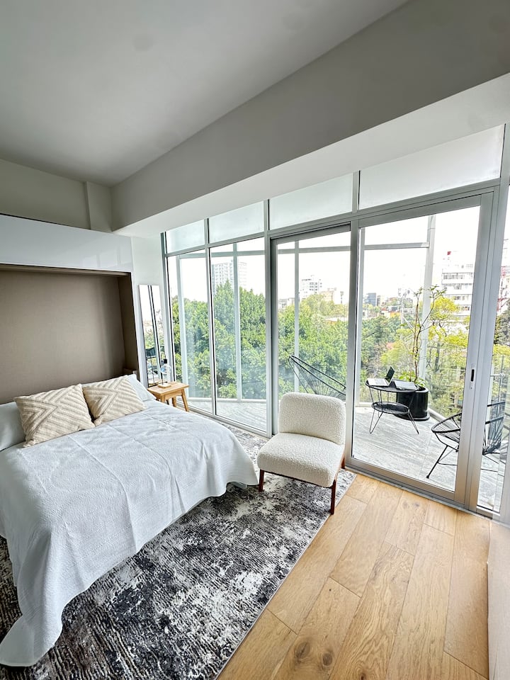 Departamento Fuente Cibeles Roma Norte - メキシコシティ