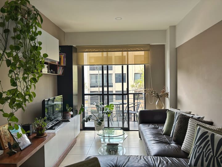 Departamento En La Del Valle Con Balcón - Mexico City