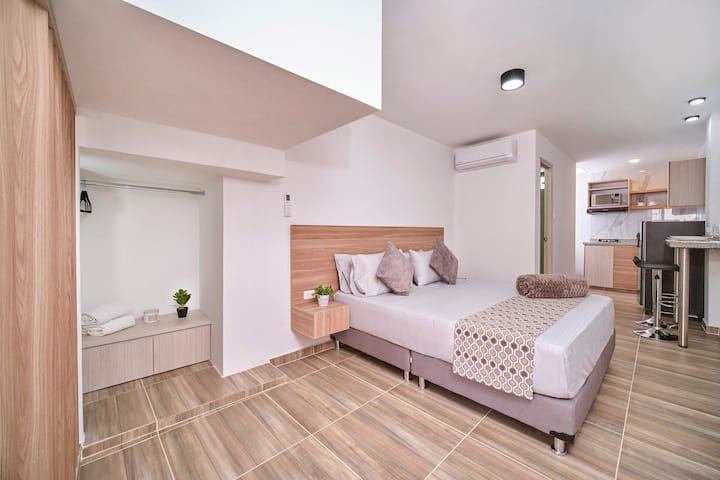 Apartaestudio Nuevo Y Confortable En San Antonio - Cali