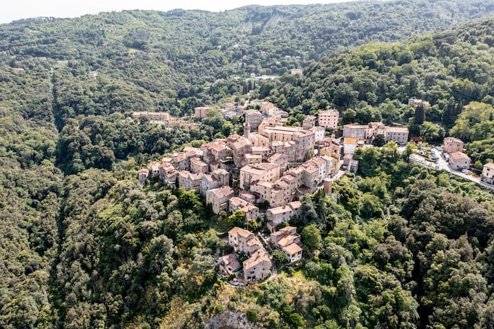 Toskana Haus Mit Blick – Nähe Bolgheri & Meer - Castagneto Carducci