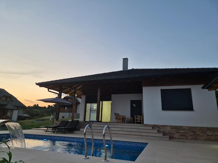 Lux Pool House Ruza Vetrova - Ruma