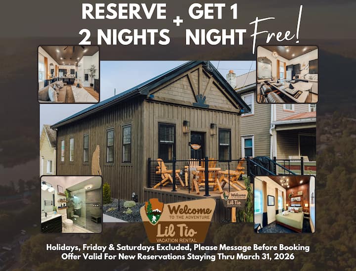 Luxe Little Cabin W/ Firepit - 3rd Night Free! - Pennsylvania