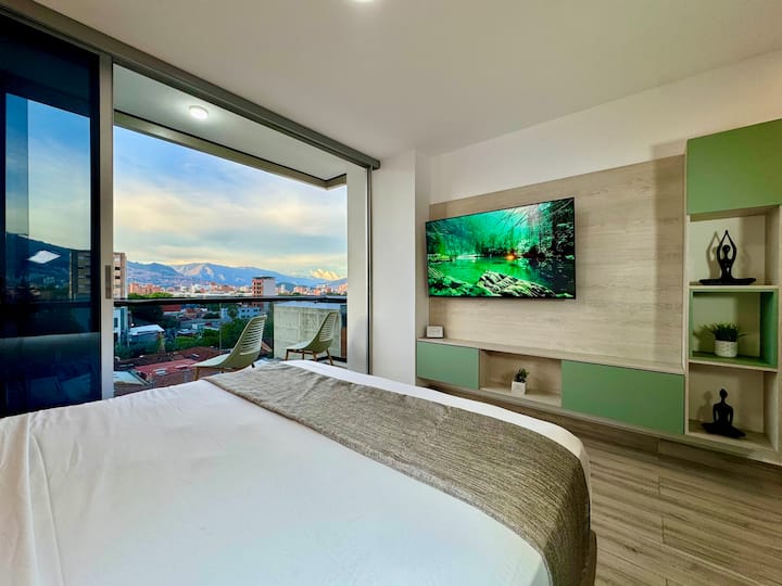 Loft Confort In Torre Zurich Medellin 702 - Medellín, Colombia