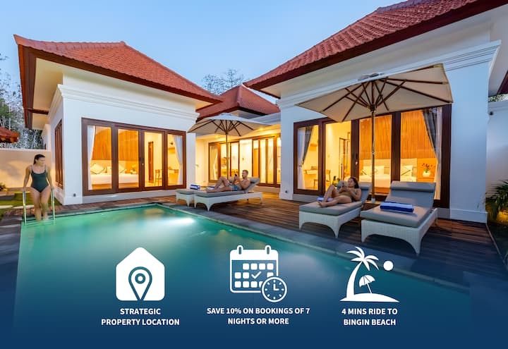 Coastal Chic Villa With Pool Near Bingin Beach - Uluwatu