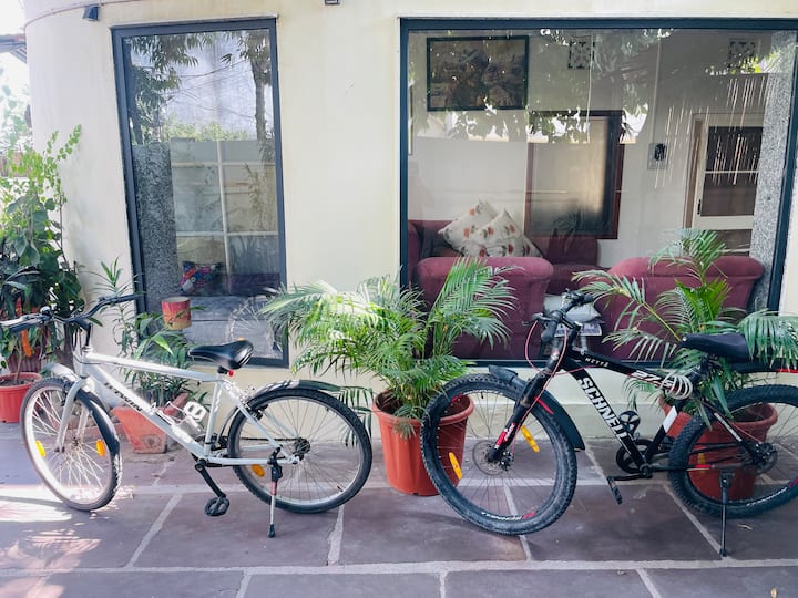 Villa In Central Jaipur• Kitchen & Courtyard - Jaipur