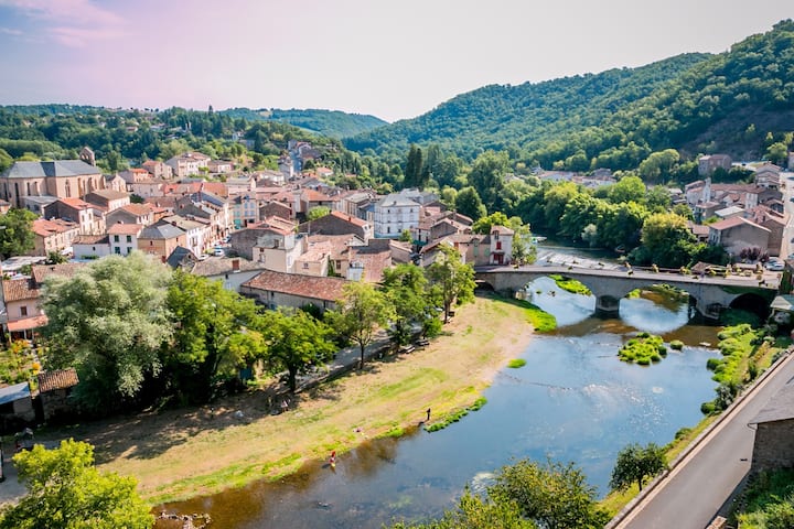 Cocon Familial Rdc à Pied De La Rivière (Viaur) - Najac