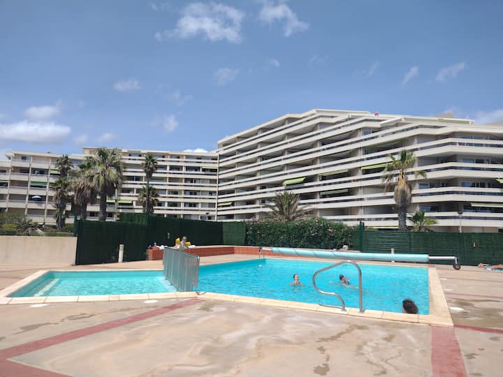 Le Rêve Méditerranéen
Apt Face à La Mer + Piscine - Canet-en-Roussillon