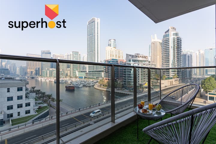 Luxury Deal: 1br Special Marinaview | Sauna&pool - Dubai