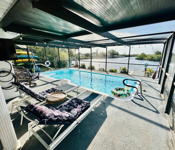 Waterfront Oasis-tarpon Sunsets-pool-kayak-fishing - Holiday, FL