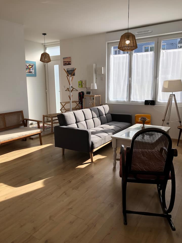 Villa Suzanne Centre Village - 1km De La Mer - Wimereux