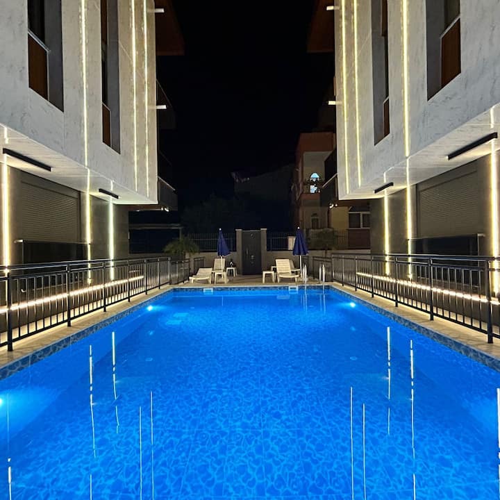 2+1 Grand Diker Port Residence Lux Suit - Antalya