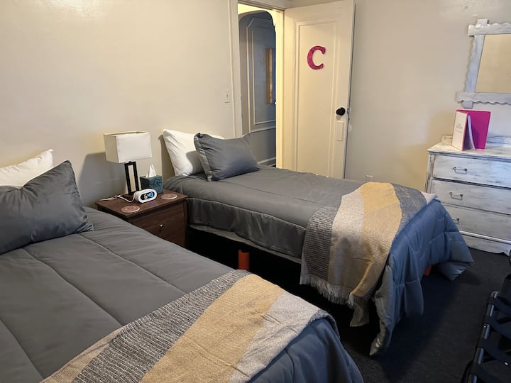 Warrington Charm Room C: Two Beds - Detroit, MI