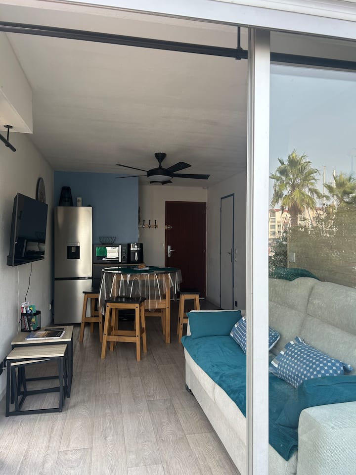 Studio Cabine En Rez De Chaussée Vue Sur Le Port - Gruissan