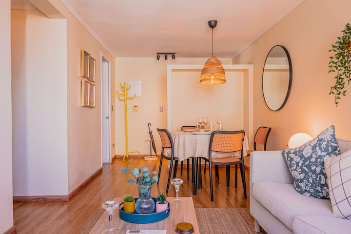 Vista Cordillera | Metro- A/c-piscina-estadio - Santiago, Chile