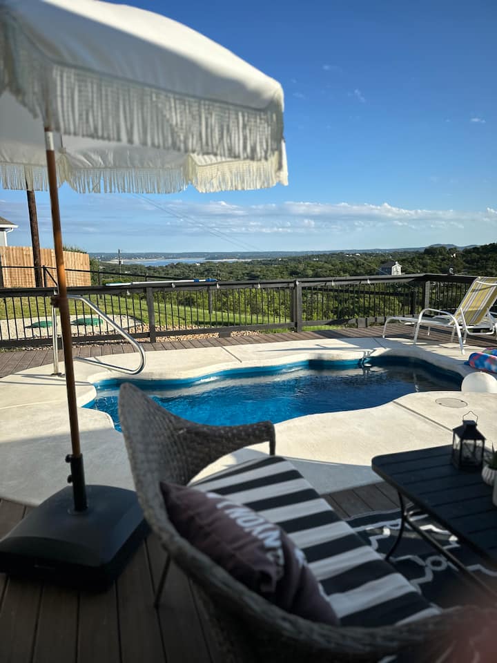 Cozy Cottage With Heated Pool And Amazing Views. - Canyon Lake, TX