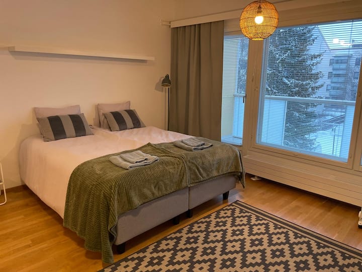 City Center Studio With Balcony - Rovaniemi