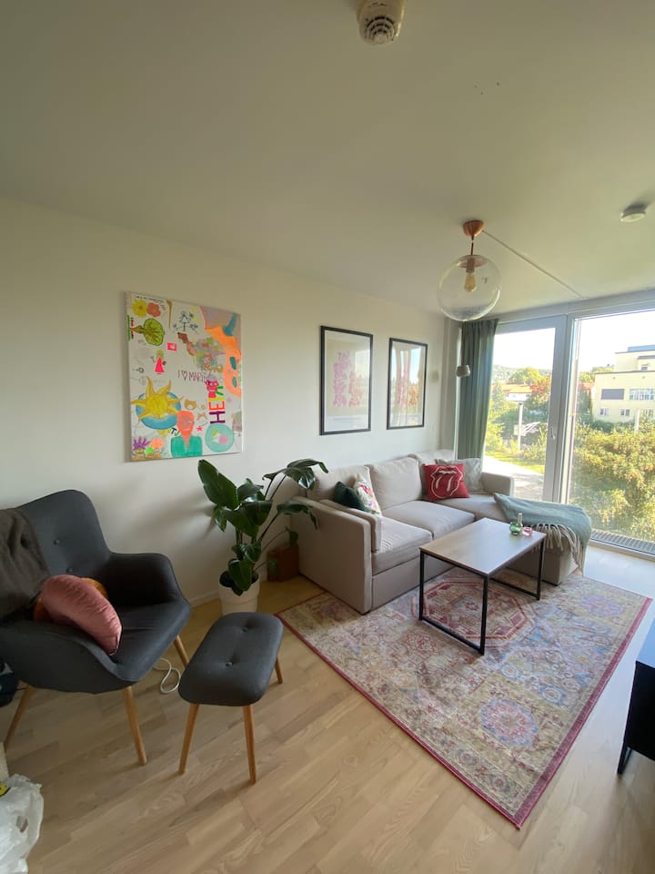 Sentral Leilighet Nær T-bane M/felles Takterrasse - Oslo