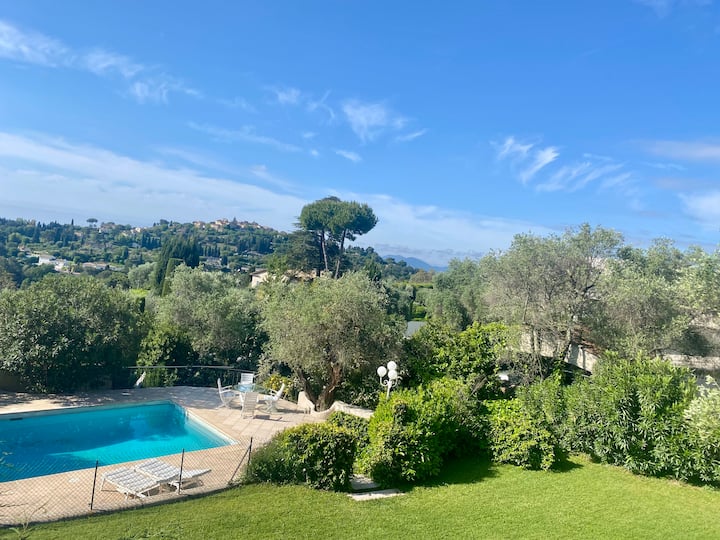 Cosy Guesthouse With Private Swimming Pool, Garden - Mougins