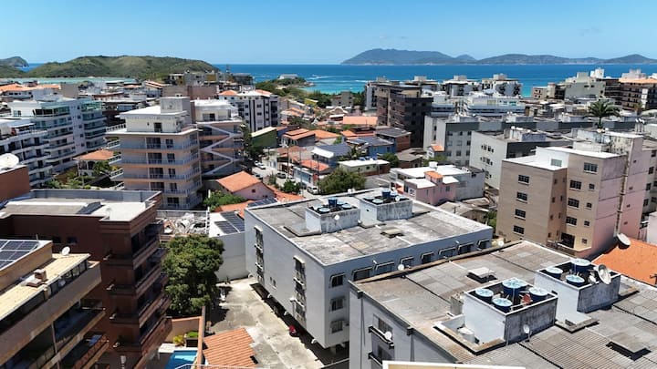 200m Da Praia Do Forte | 3 Quartos | +Vaga | Wifi - Cabo Frio