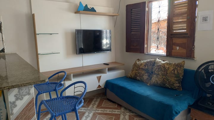 Casa 2km Da Praia. Com 2 Camas/com Ar Condicionado - São Luís