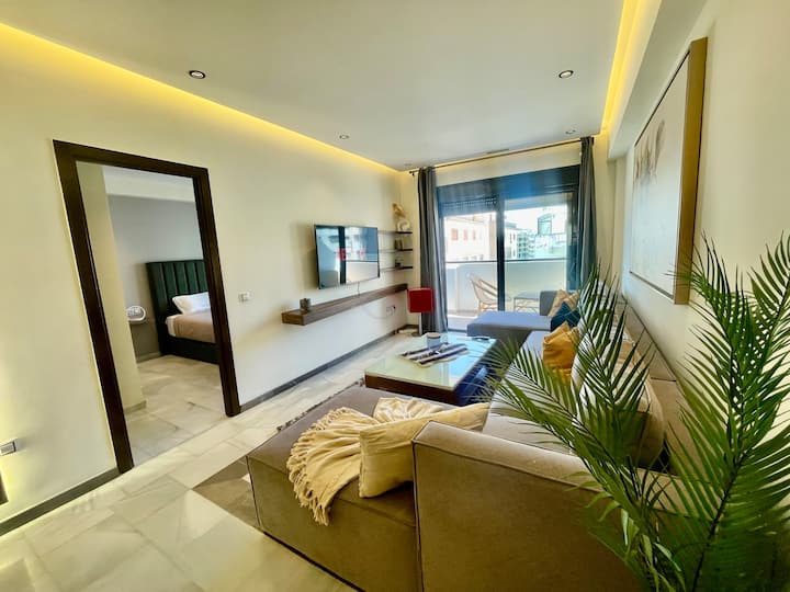 Modern Chic 2 Bedrooms - Tgv Station & Marina Bay - Tangeri