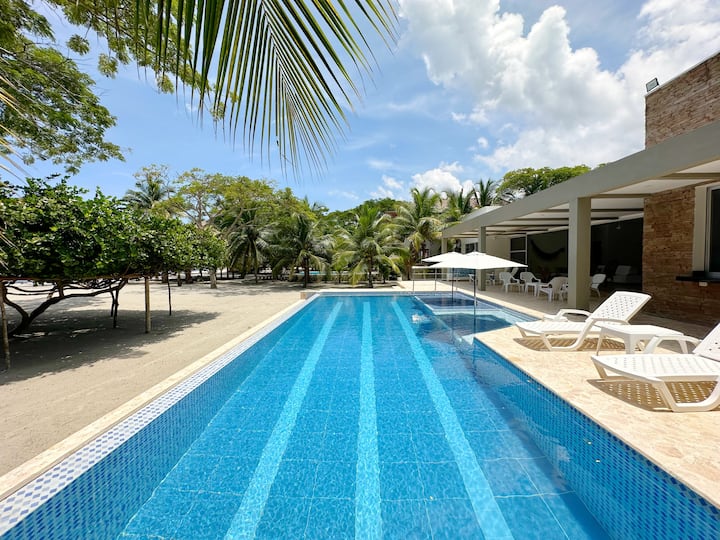 Hermosa Cabaña Frente Al Mar En El Francés - Santiago de Tolú