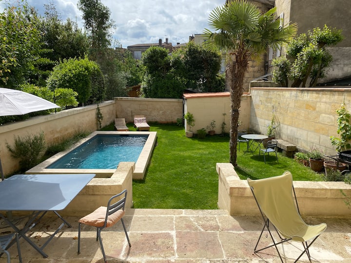 Grande Maison Familiale, Centrale:jardin & Piscine - Bordeaux