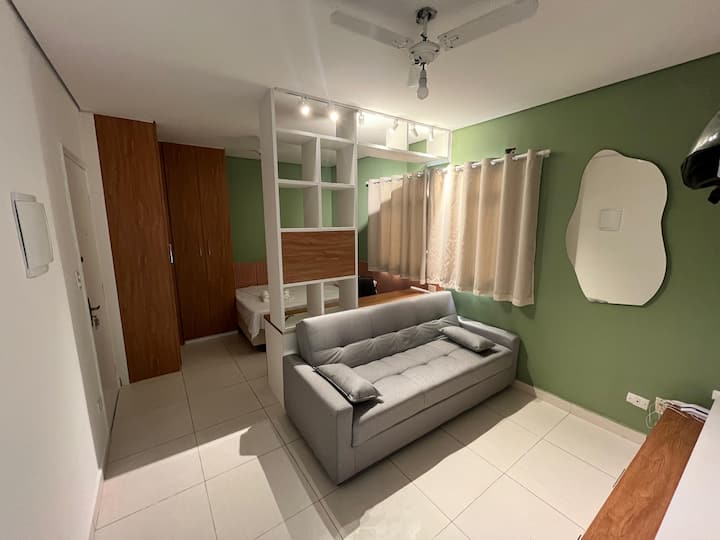 Studio Charmoso No Canto Do Forte- 8 Min Da Praia - Praia Grande