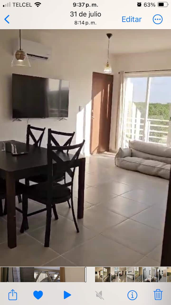 Depto Cerrada Residencial - Cozumel