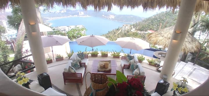Casa Wapa Espectacular Villa Boho Chic En Acapulco - Acapulco