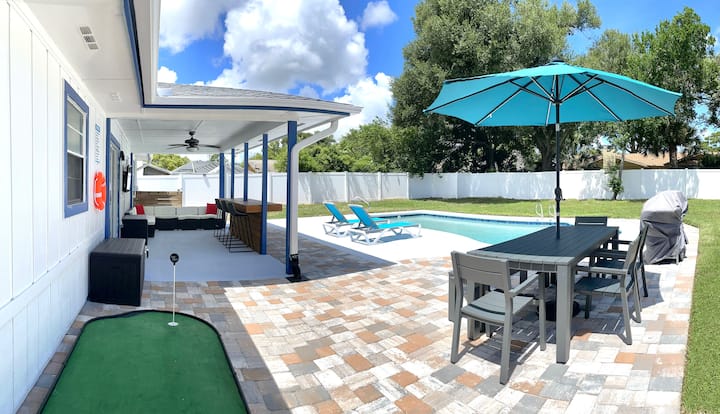 Beach House, Pool, Garage, 10 Min To Beach - Ponce Inlet, FL
