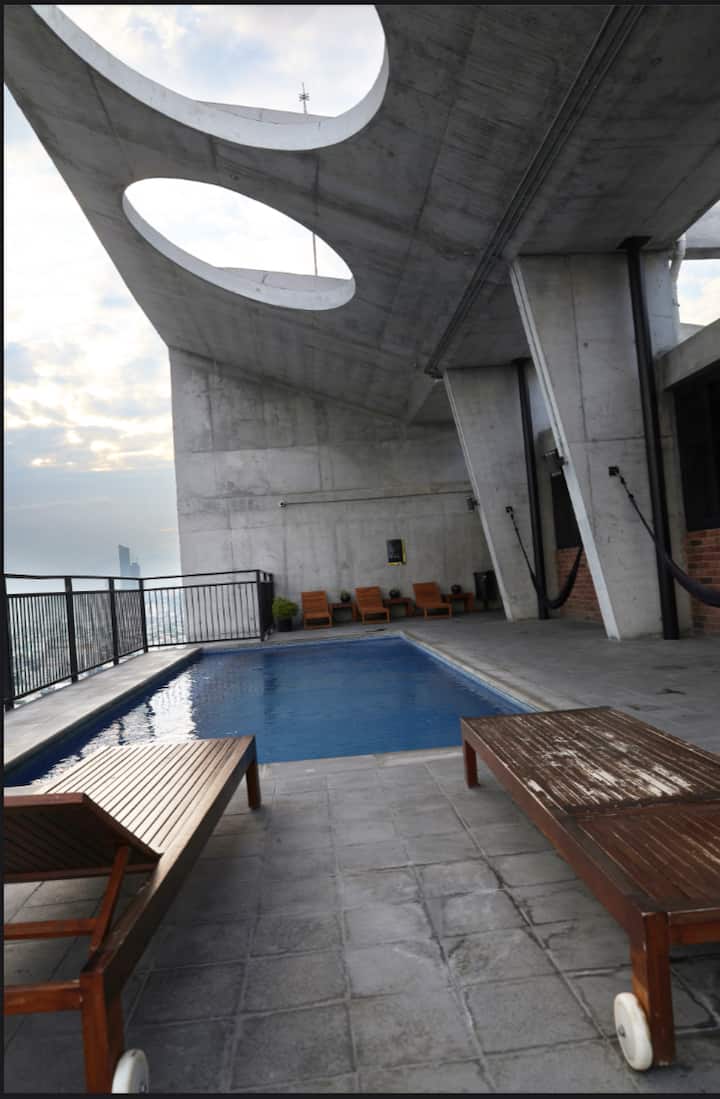 Apartment With Rooftop Pool, Downtown Monterrey - Monterrey