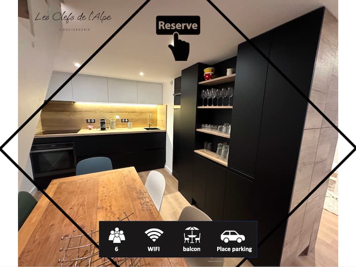 Appartement Spatieux Tout Confort à Huez - L'Alpe d'Huez