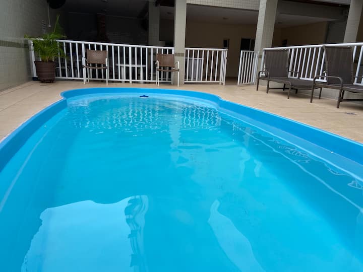 100 M Da Praia, Churrasqueira, Piscina E Wi Fi - Ubatuba