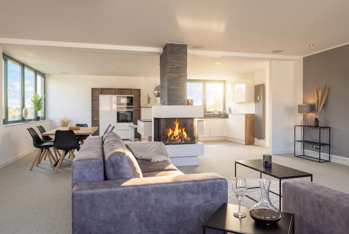 Milpau: Luxus Penthouse - 160 M2 - Kamin - Parken - Germany