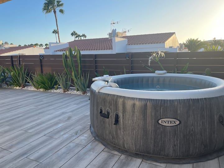 Bungalow Con Jacuzzi En Maspalomas, Jardín Privado - Maspalomas