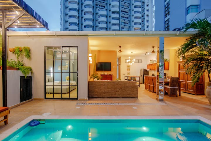 Cala Beachfront House  Coastal - Cartagena, Colombia