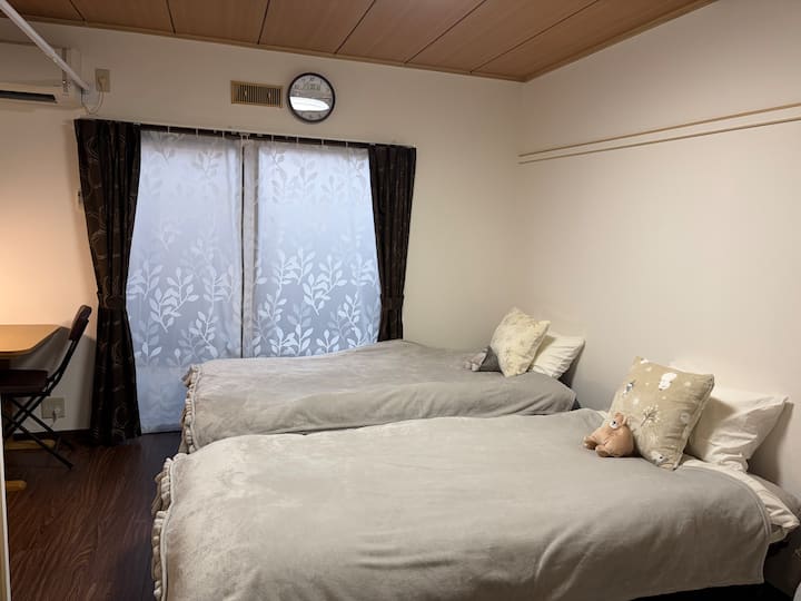 大阪中心部へ交通至便、伊丹空港、大阪大学から近いワンルームB - Ikeda