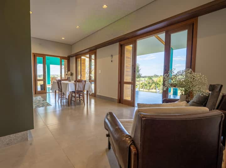 Casa Pajuçara Em Holambra Com Lago E Stand Up - Holambra