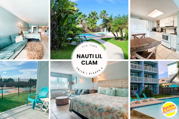 Nauti Lil Clam | Walk To Hotspots | Old Town Sb111 - Port Aransas, TX
