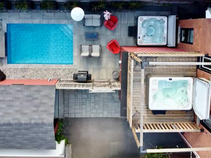 2br Downtown Escape: House W Hot Tubs + Pool - Ottawa