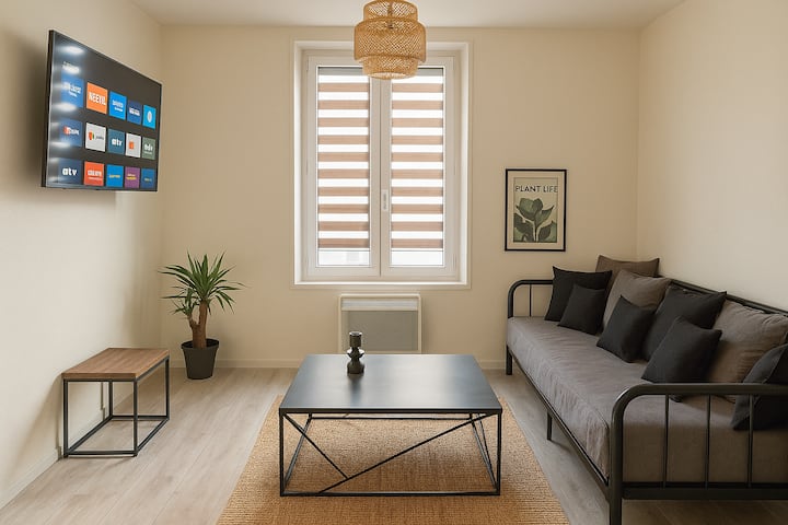 T1 Lumineux Centre Nancy | Tout Confort & Fibre - Nancy