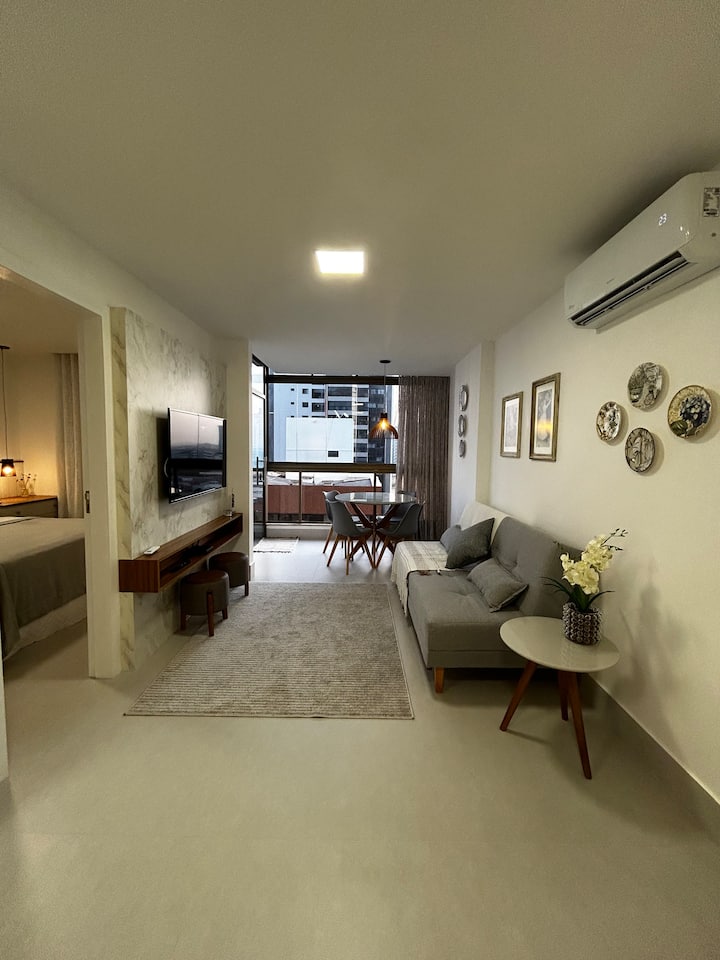 Apt Aconchegante Com Linda Vista Do Mar - Vila Velha